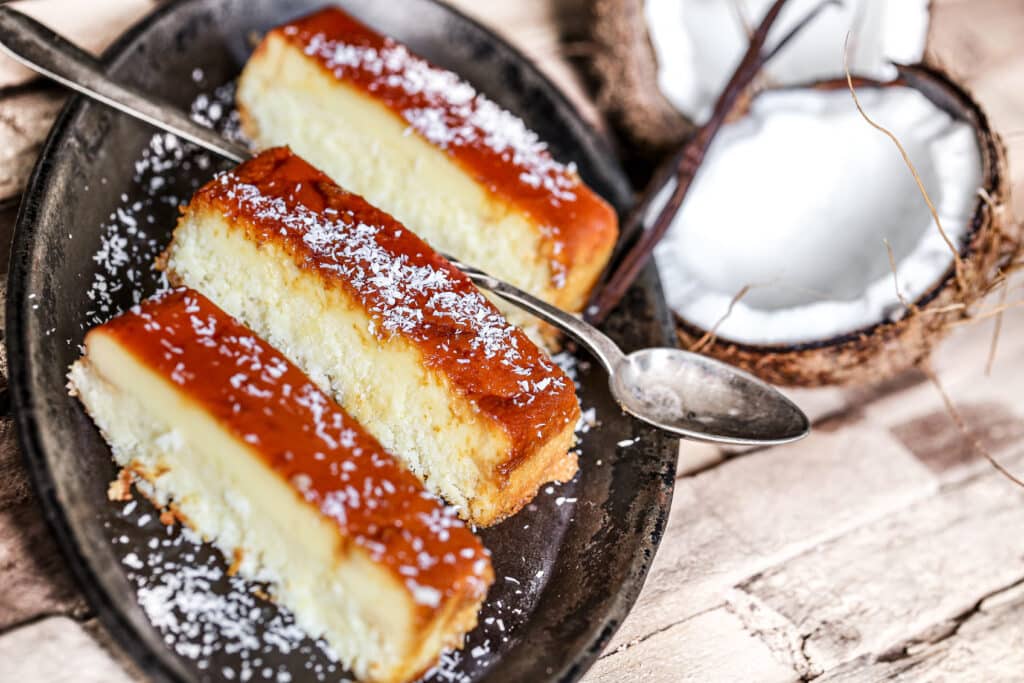 Flan pudding au lait de coco - Du Végétal aux Ingrédients
